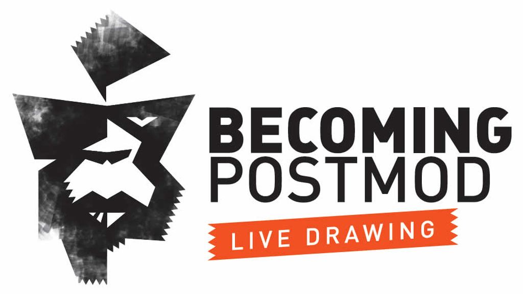 Becoming PostMod - Live Drawing al PostModernissimo