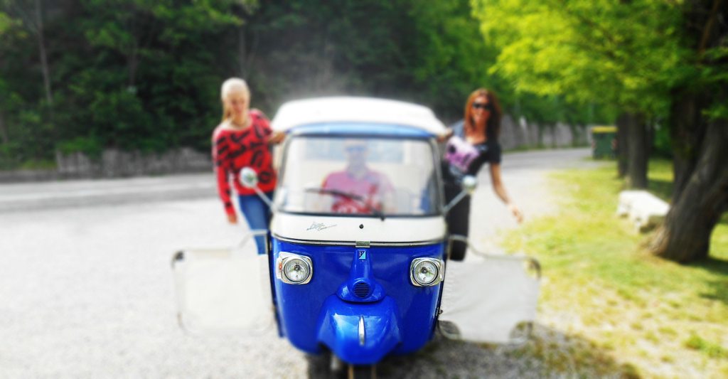 The Great Italian Rickshaw Adventure: la vacanza su un ape!