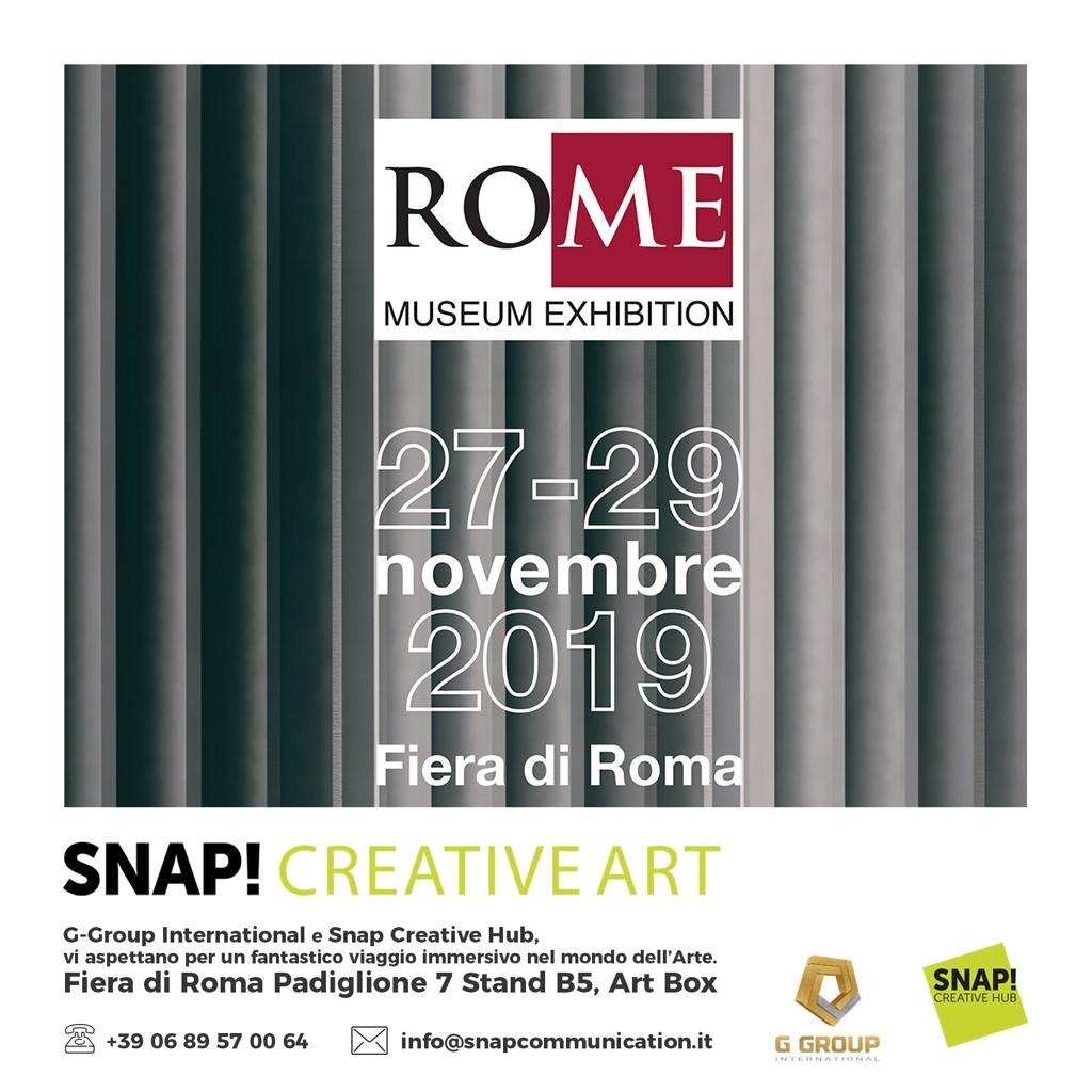 Nasce Snap! Creative Art, la presentazione al Rome Museum Exhibition